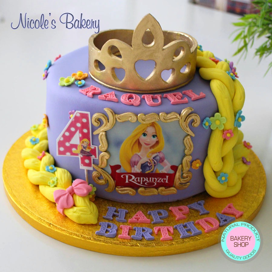 Rapunzel Full Sheet Cake