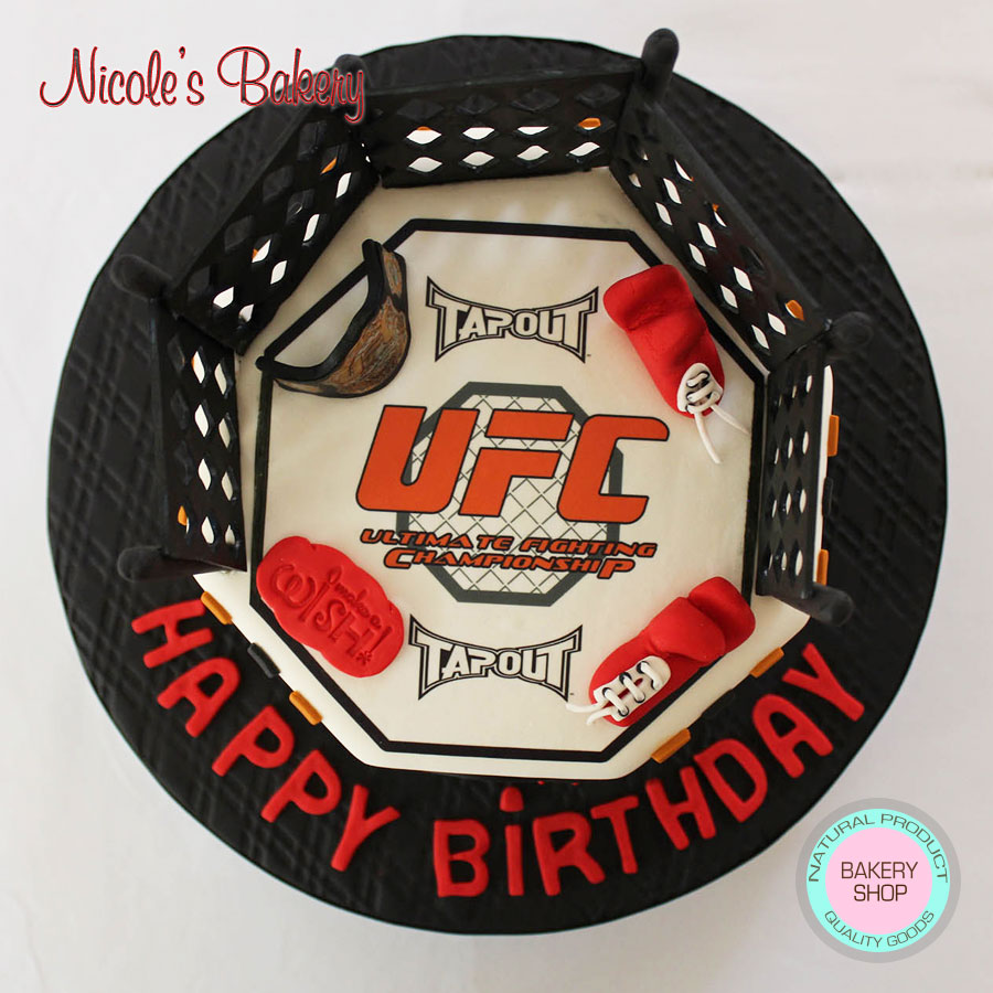 Ufc Octagon Cake