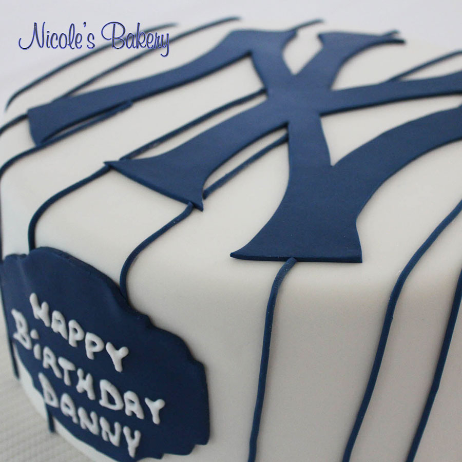New York Yankees Jersey Cake AUTOGRAPH Gary Sheffield New York Yankees